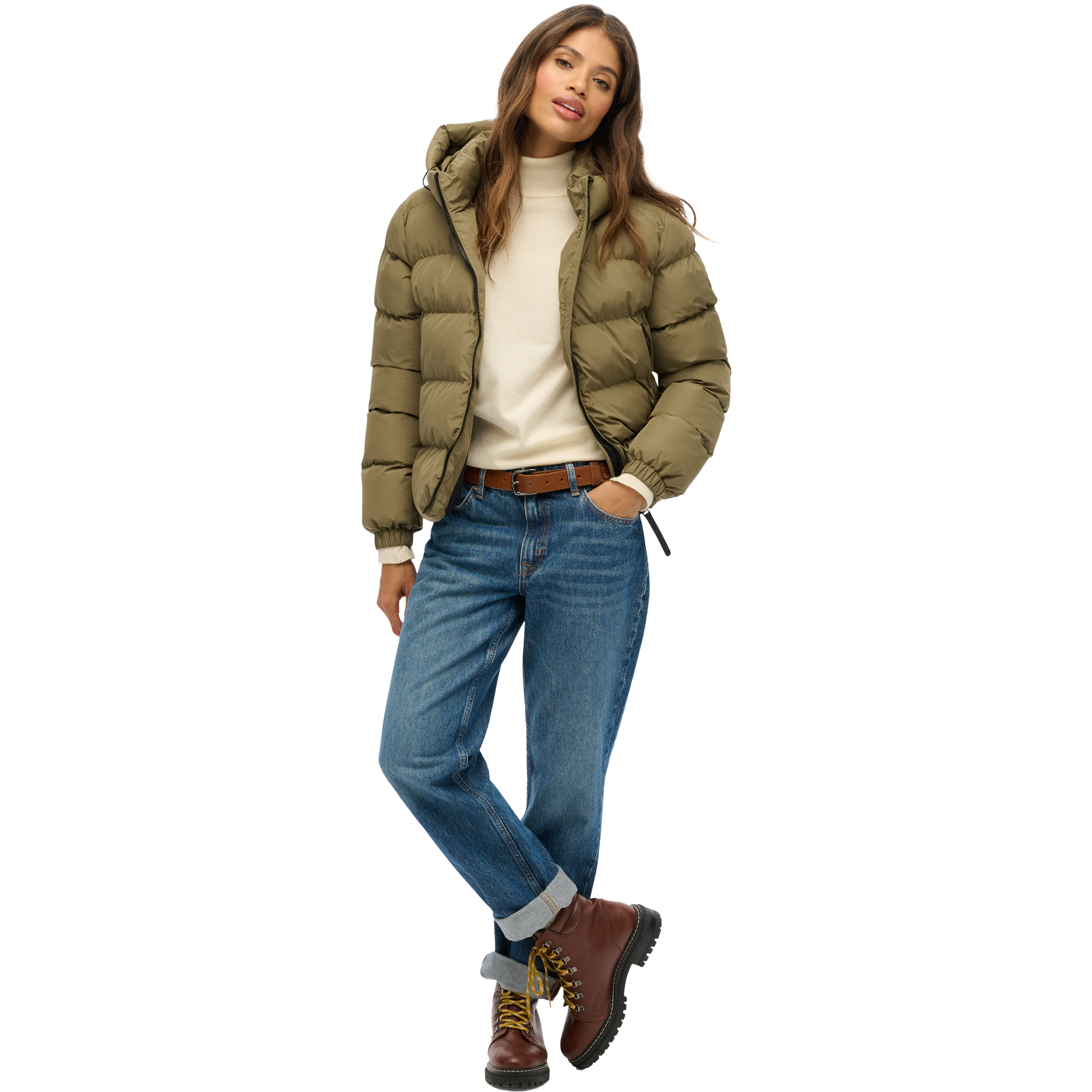 SUPERDRY W Hood Sport Puff Jkt på stadium.se