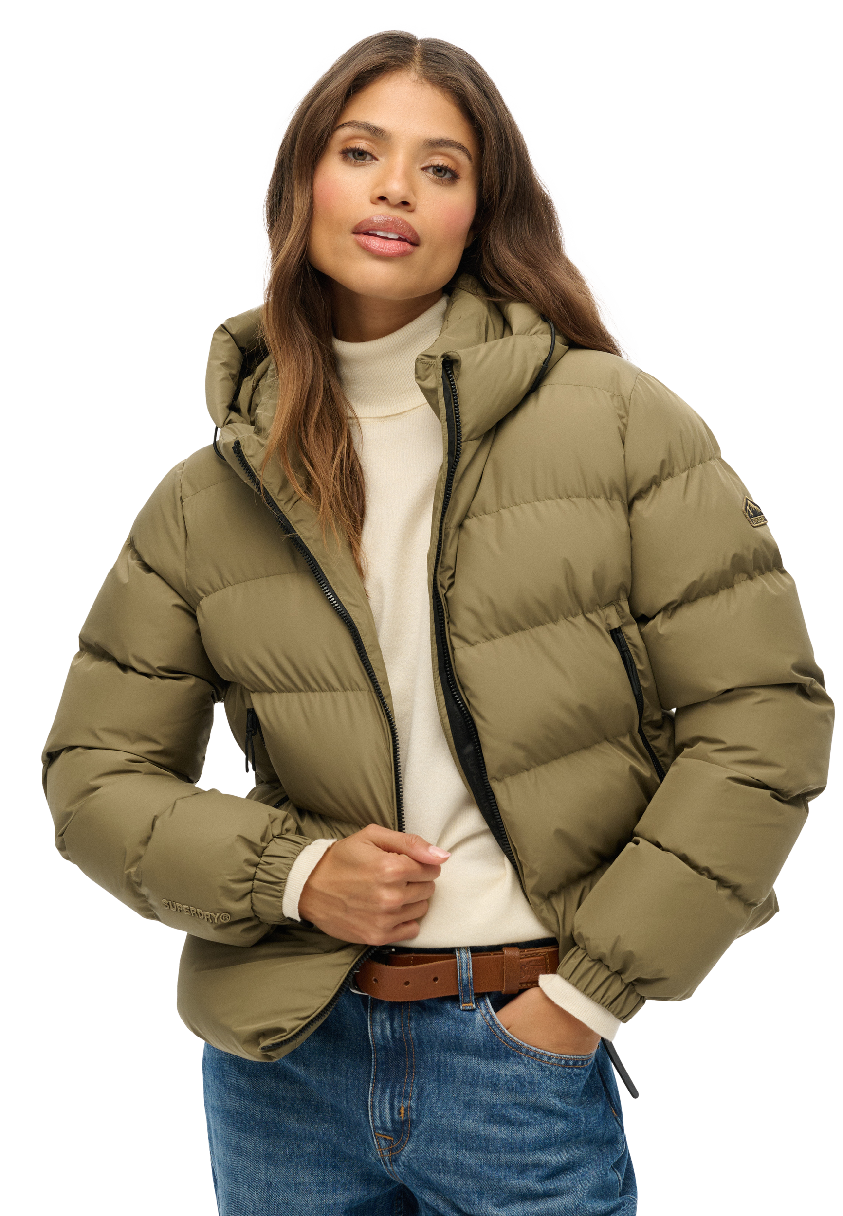 SUPERDRY W Hood Sport Puff Jkt på stadium.se